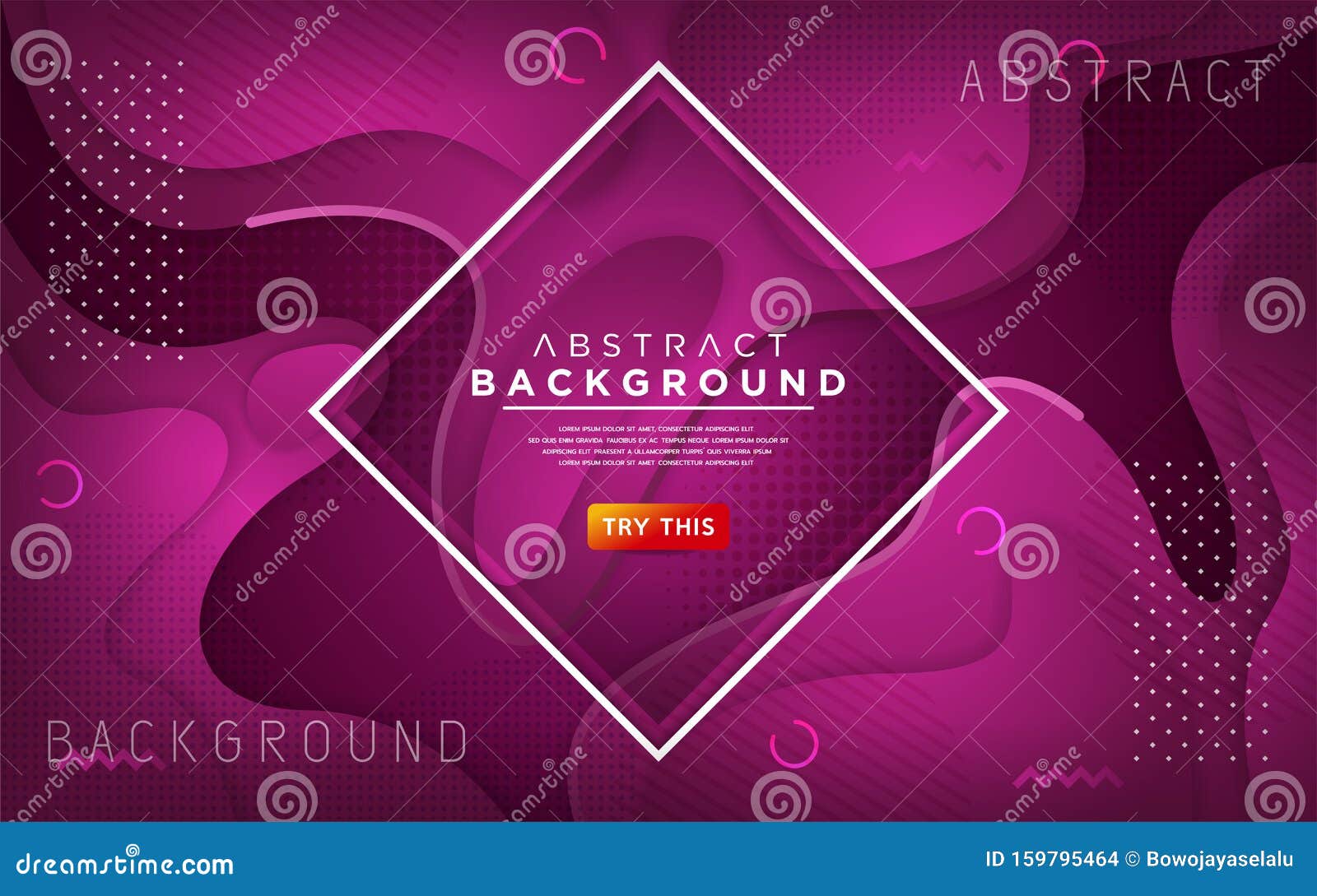 Dynamic Pink 3D Textured Style Background Design. Modern Abstract ...