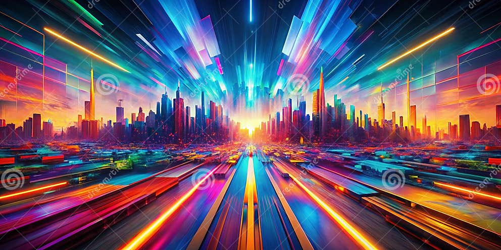 Dynamic Pixelated Motion Background Loop an Immersive Visual Journey ...