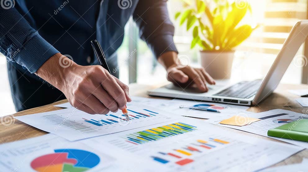 Dynamic Planning Tools for Effective Time Tracking Stock Photo - Image ...