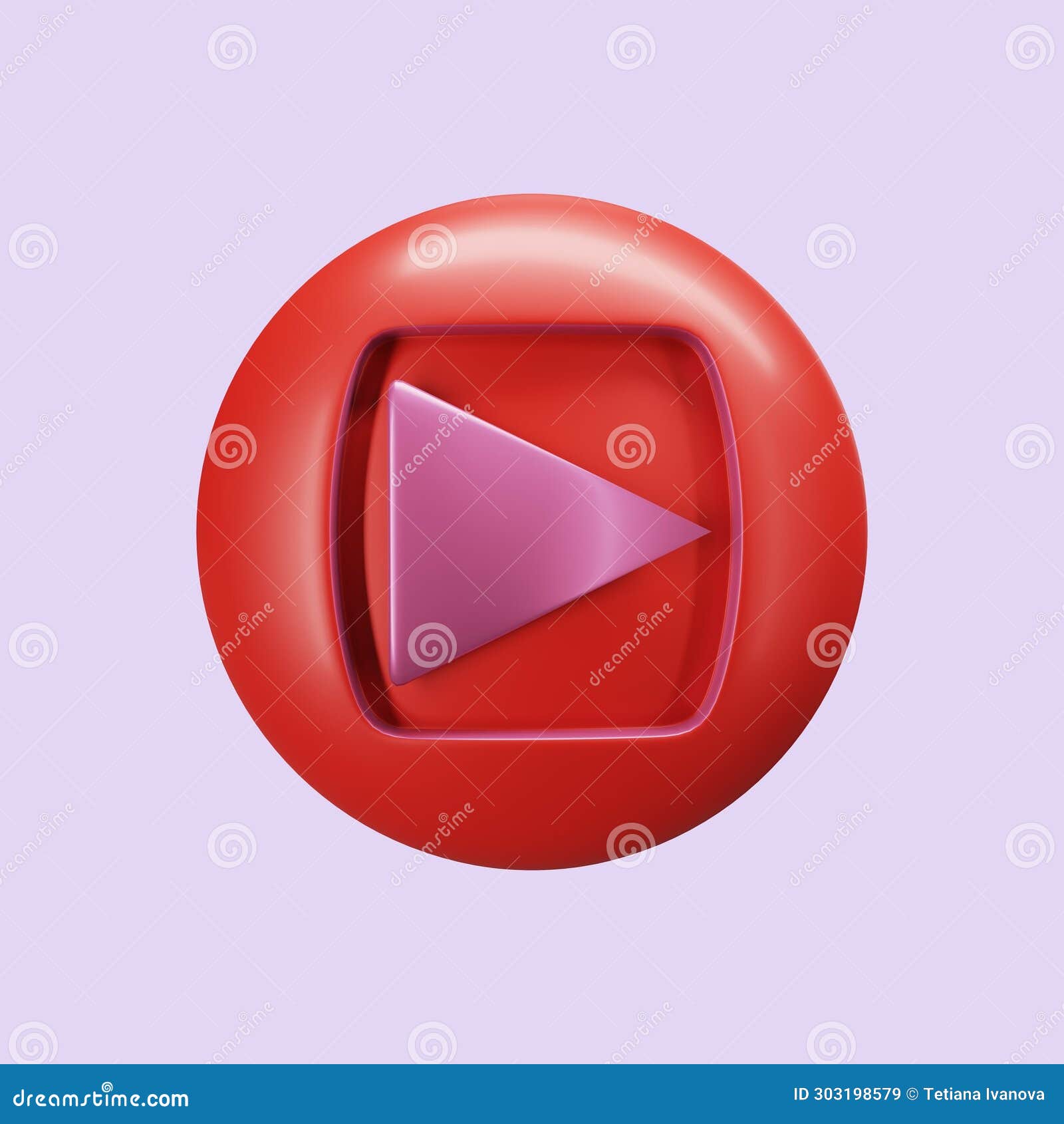 Dynamic Play Icon Symbolizing Action, Entertainment. Stock Image ...