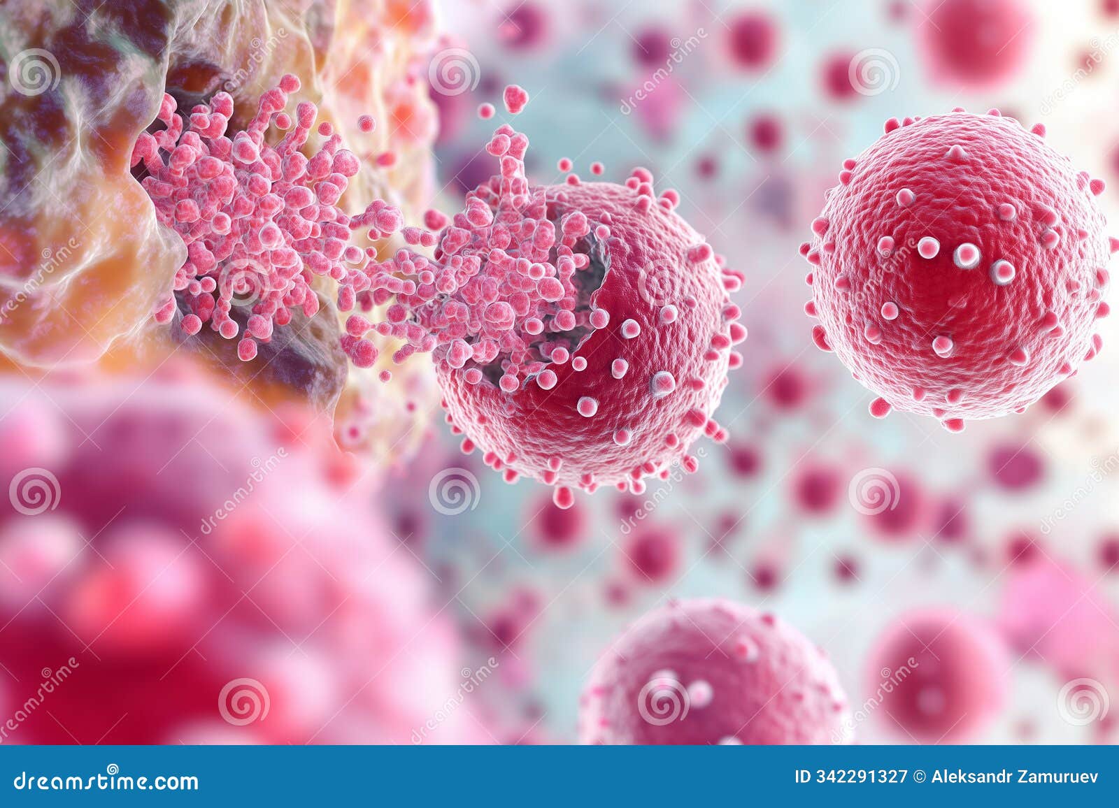 The Dynamic Process of Cells Dividing, Revealing the Beauty of ...