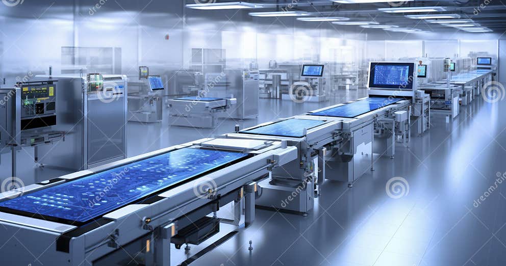 The Dynamic Process of Microchip Manufacturing in an Advanced Factory ...