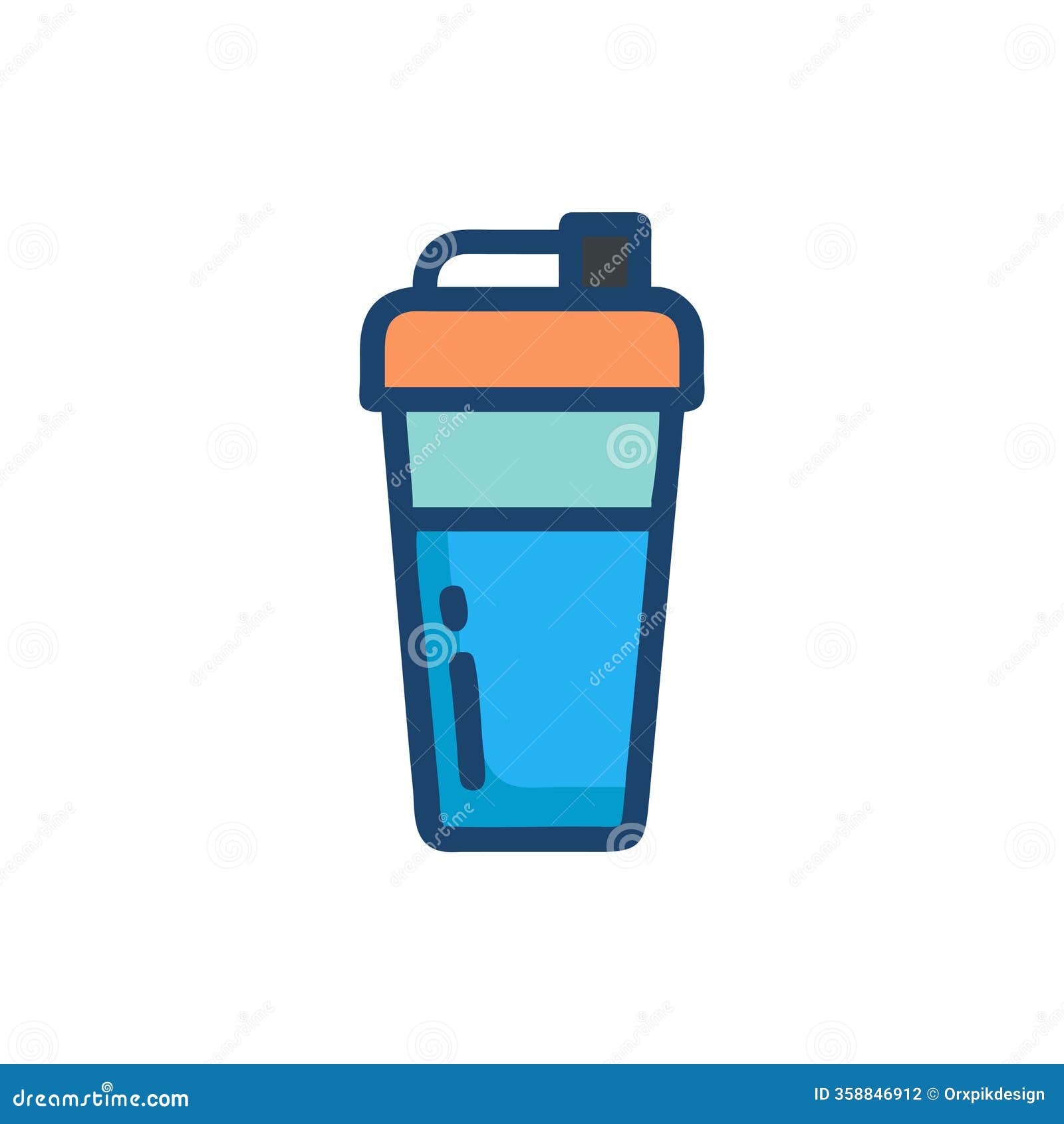 Dynamic Protein Shaker Icon Stock Illustration - Illustration of ...