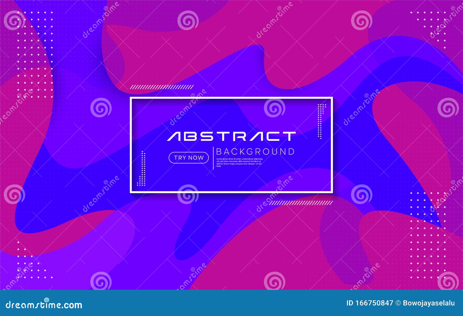 Dynamic Purple Color Background with Abstract Fluid Textured Decoration ...