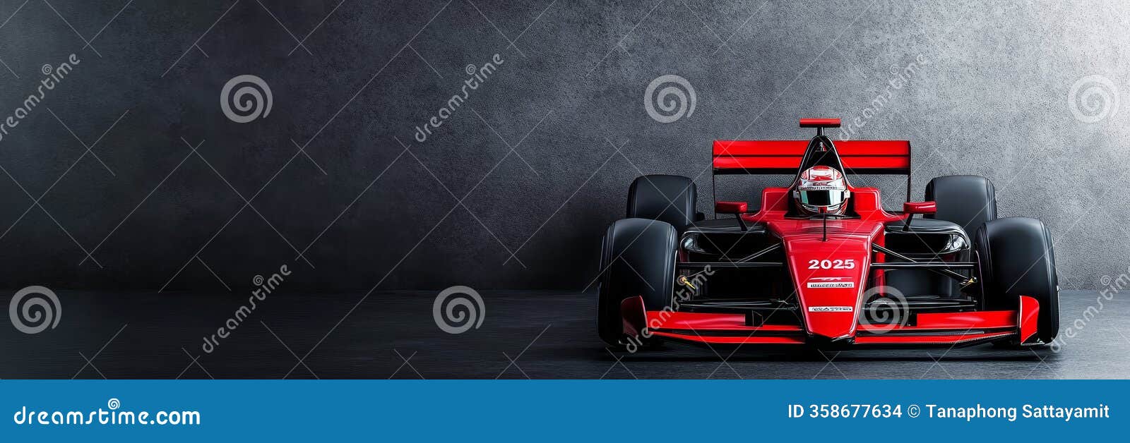 Raceway Dynamism Sport Car Revs Up On The Formula One Stock Photo ...