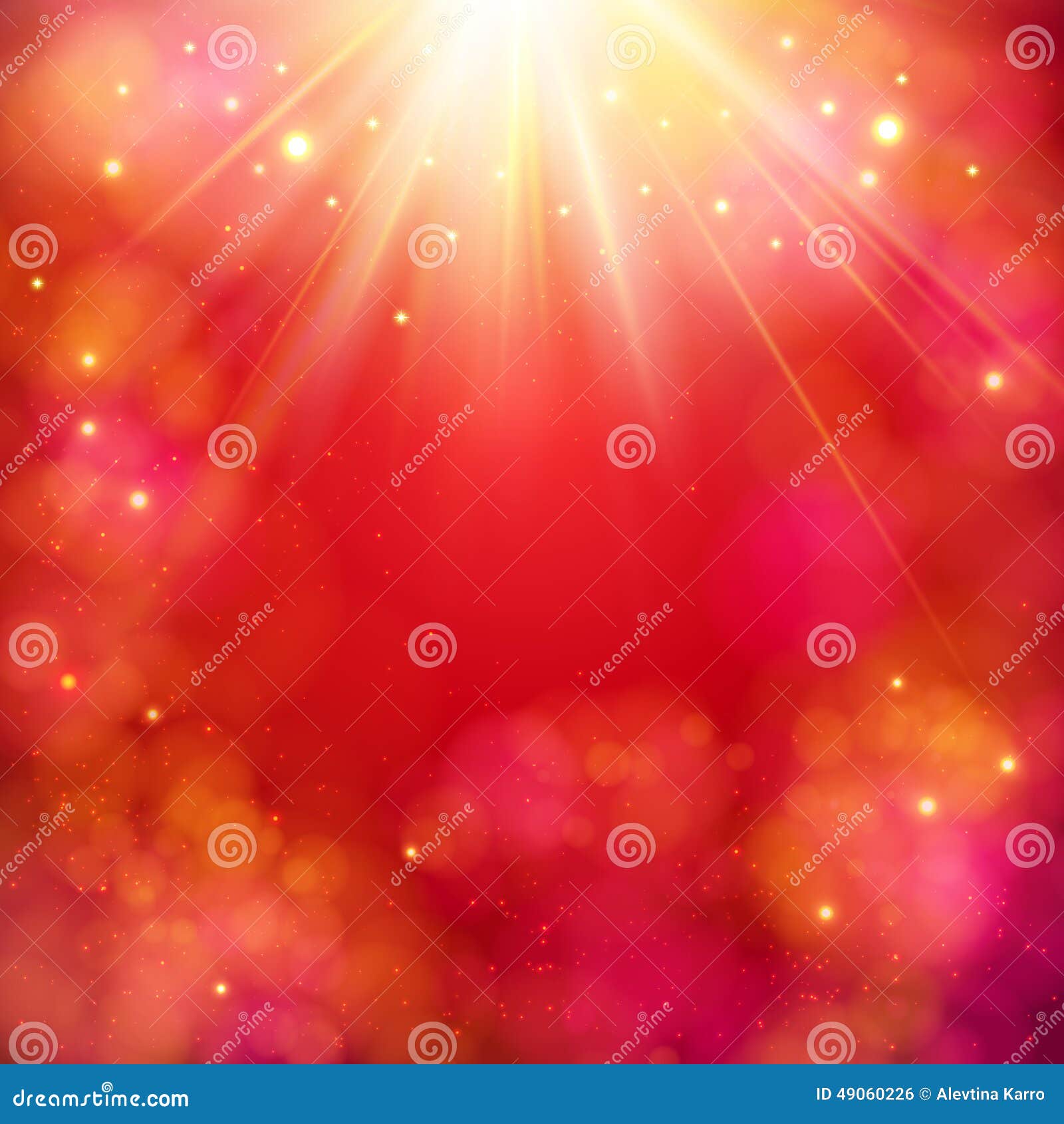 Dynamic Red Abstract Background with Sunburst Stock Vector ...