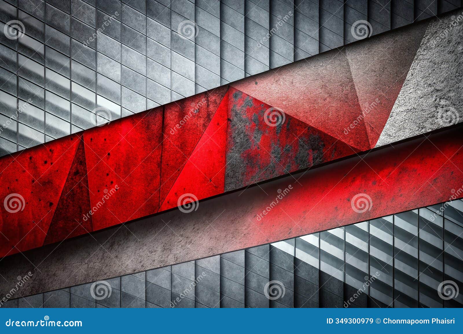 Dynamic Red Black and Grey Abstract Banner with Noisy Texture Perfect ...