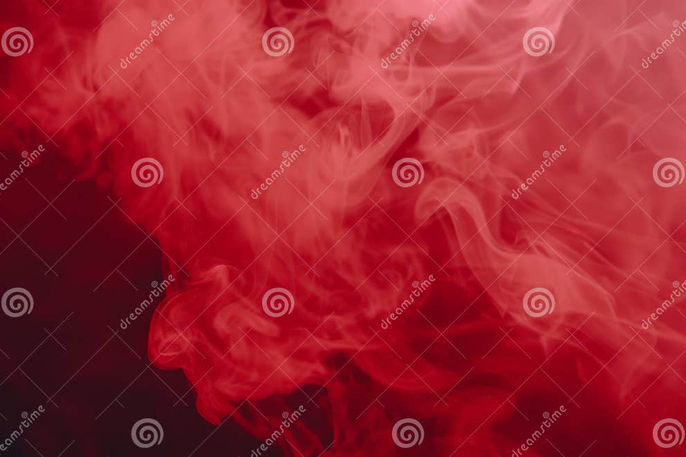Fiery Dance of Red and White Essence Stock Illustration - Illustration ...