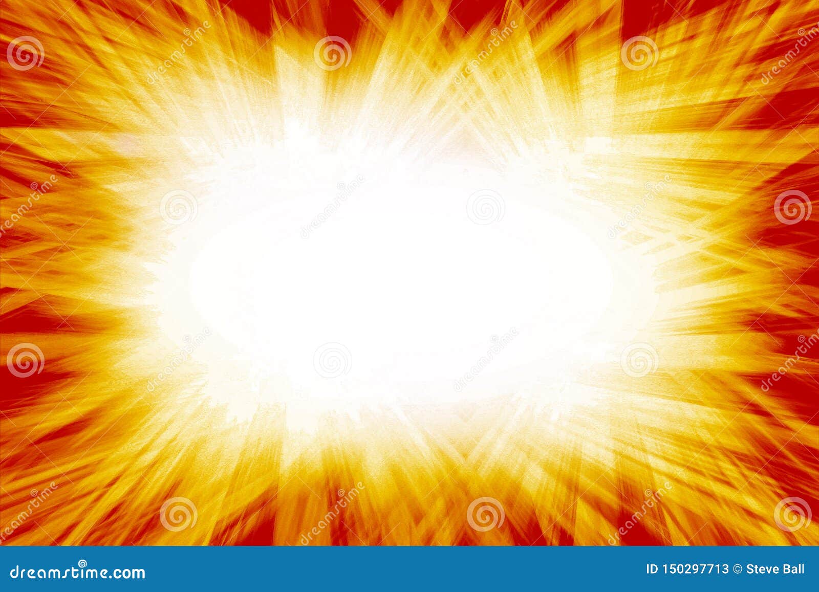 Dynamic Red and Yellow Border Stock Illustration - Illustration of ...