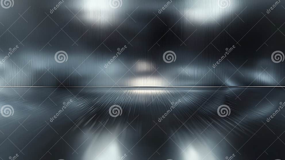 Dynamic Reflections on Metallic Surface Studio Abstract Art Modern ...