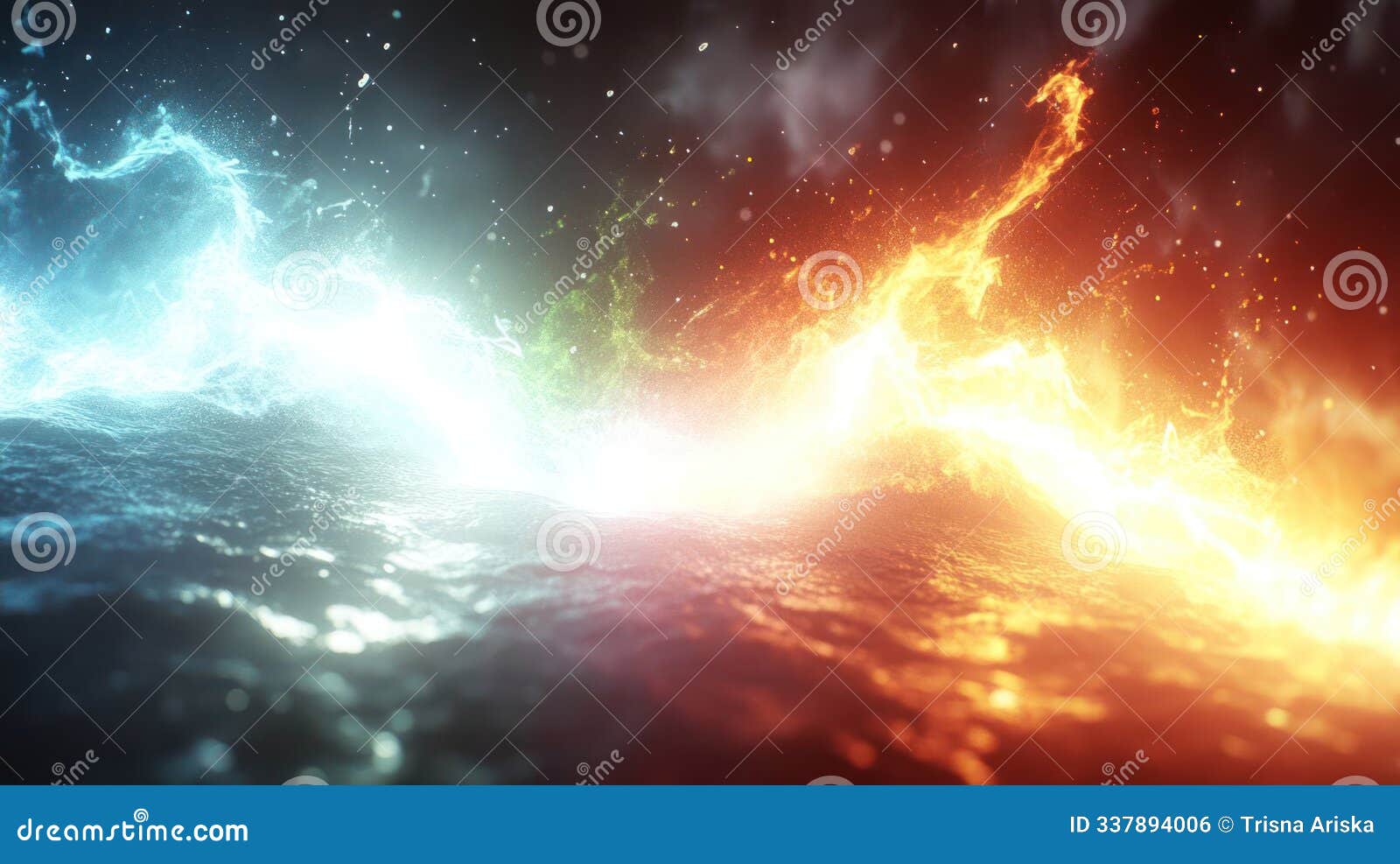 A Dynamic Representation of Contrasting Elements, Showcasing Vibrant ...