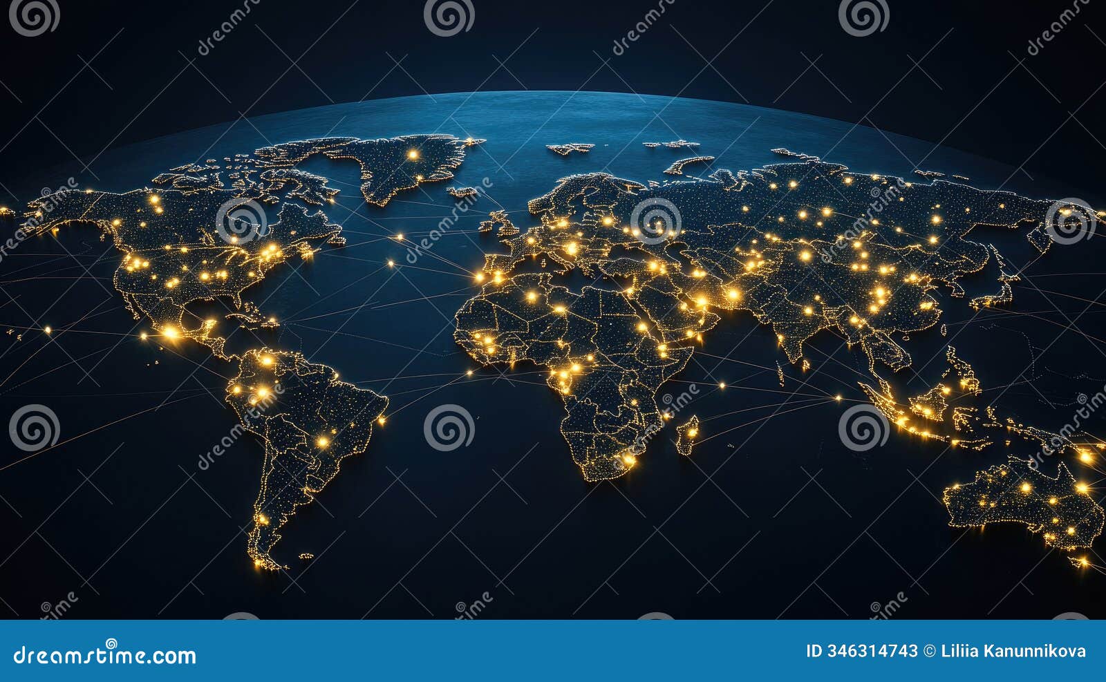 A Dynamic Representation of Global Logistics Featuring Connections ...