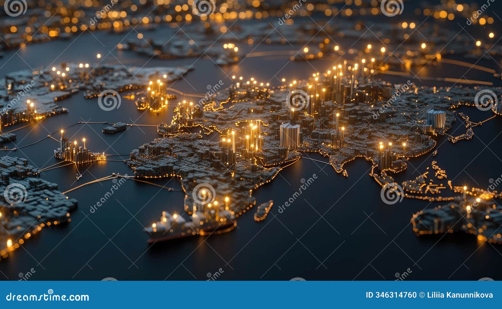 A Dynamic Representation of Global Logistics Featuring Connections ...