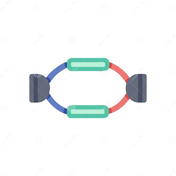 Dynamic Resistance Band Icon Stock Illustration - Illustration of ...