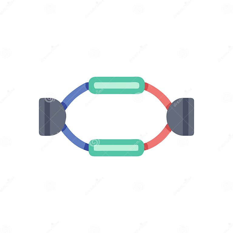 Dynamic Resistance Band Icon Stock Illustration - Illustration of ...