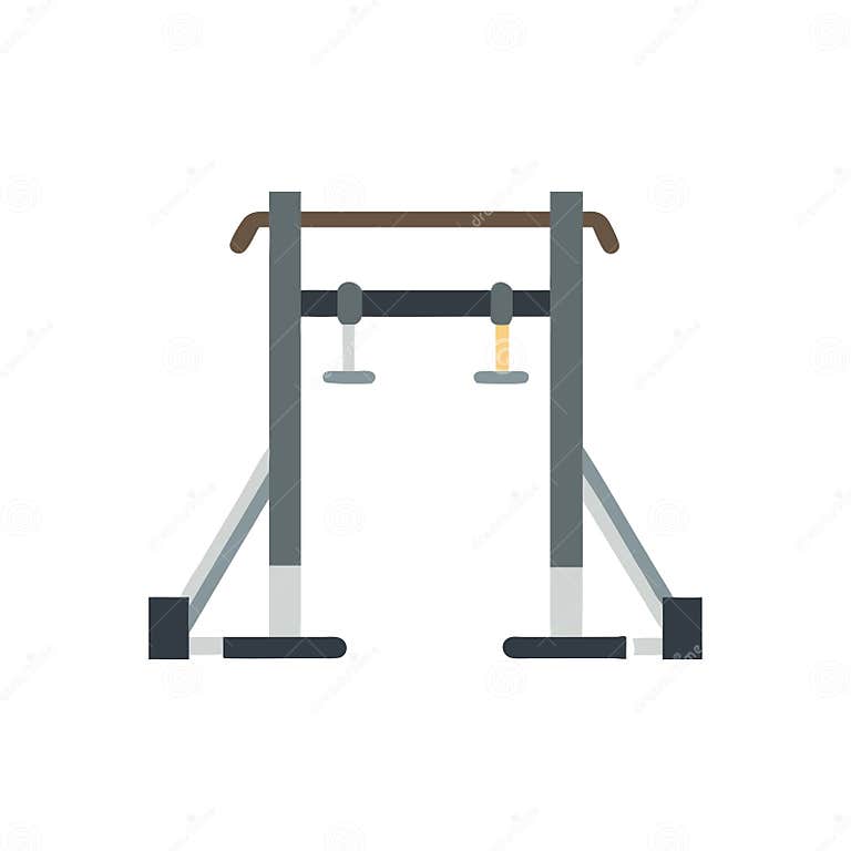 Dynamic Resistance Training Pull-Up Bar Icon Stock Illustration ...