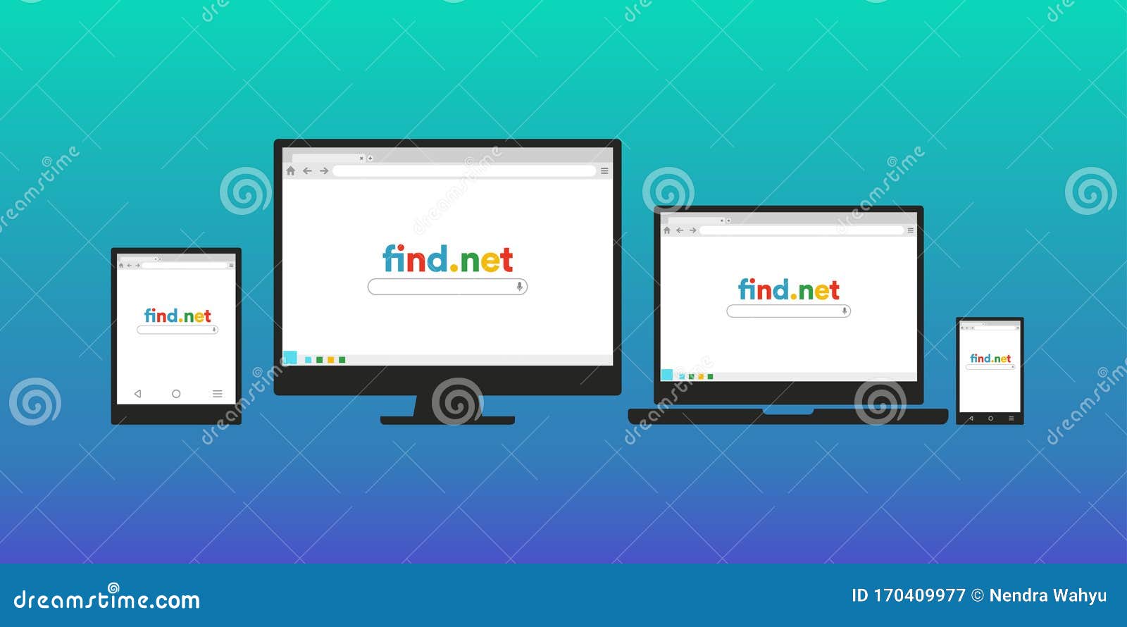 Dynamic Responsive Website Design for Various Devices Vector ... Dynamic Responsive Website Design for Various Devices Vector ...