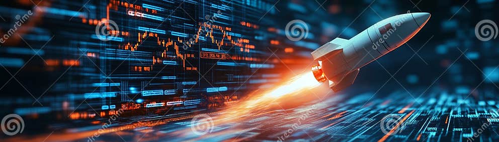 A Dynamic Rocket Launch Showcasing Technology and Innovation ...