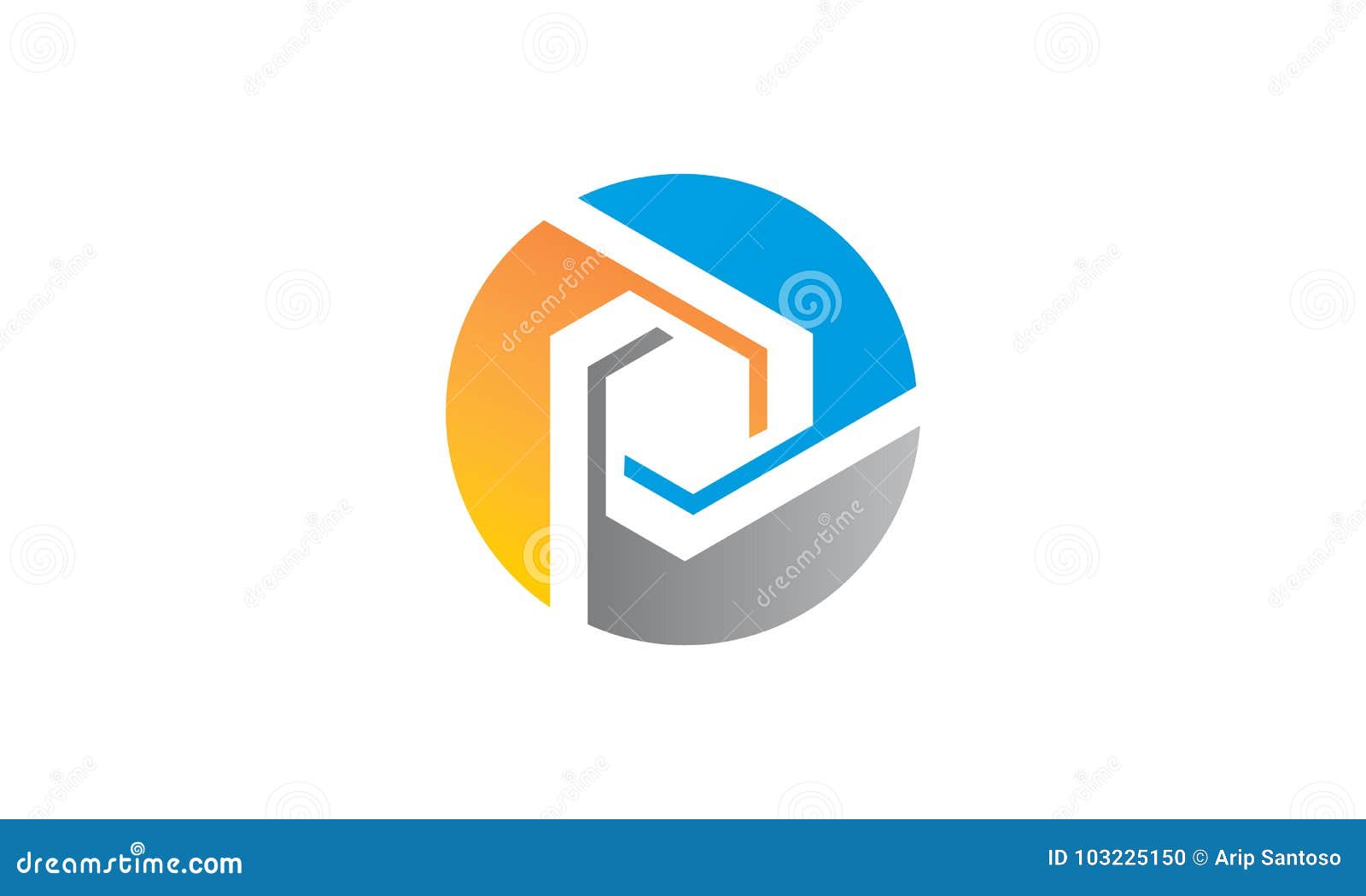 Dynamic Rotation Distribution Letter P Stock Vector - Illustration of ...