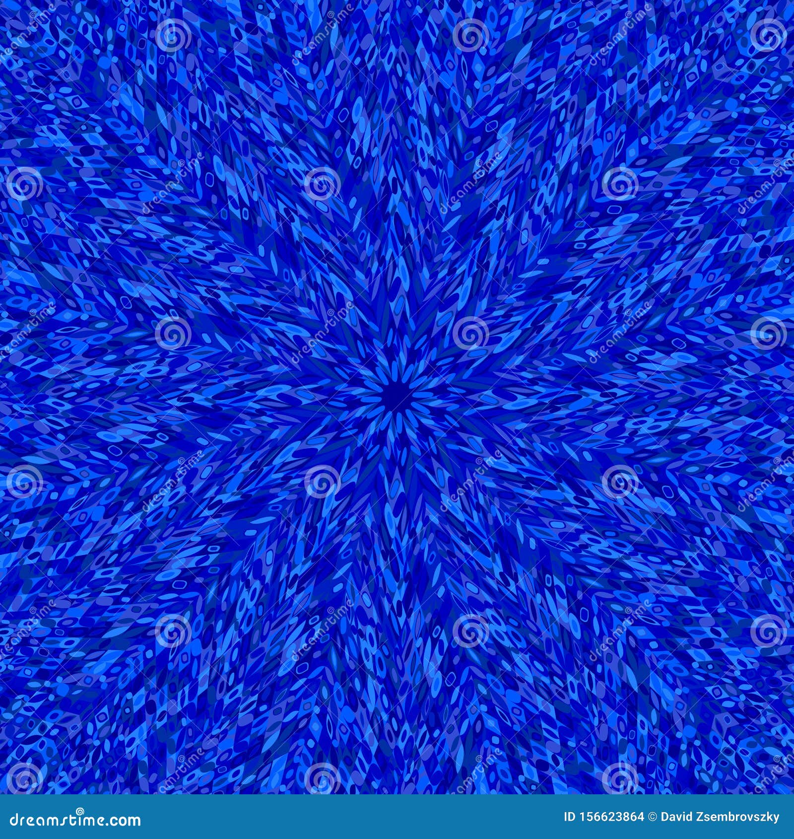 Dynamic Round Mosaic Background - Colorful Hypnotic Vector Design Stock Vector - Illustration of ...