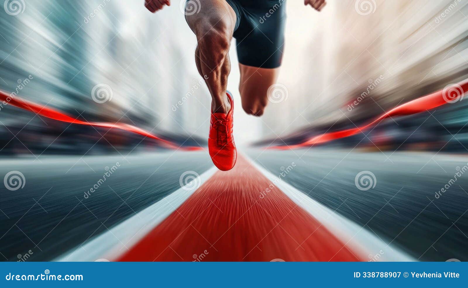 Dynamic Runner Silhouette In Motion For Fitness Graphics Sports Apparel ...