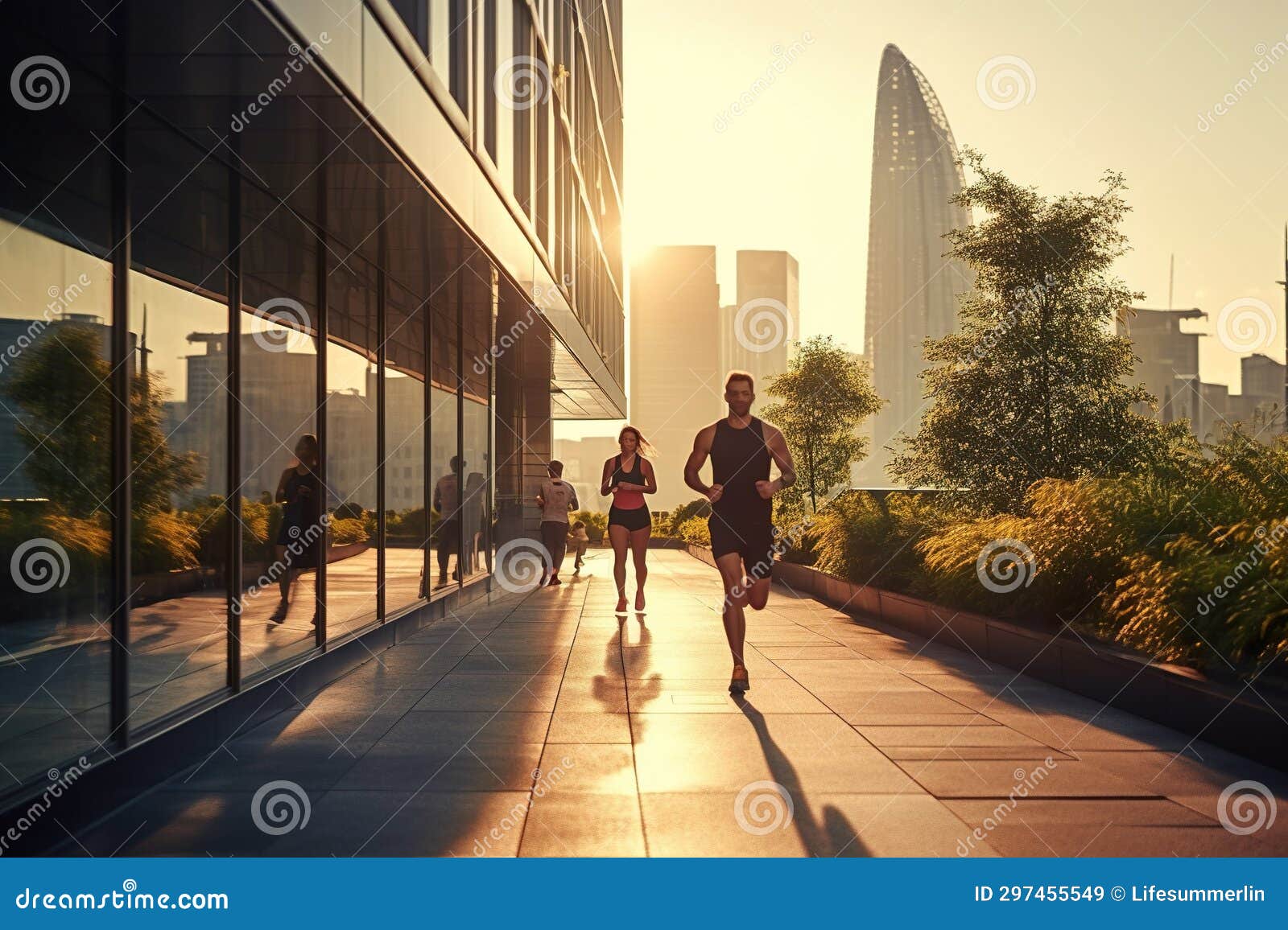 Dynamic Running Moments: Energetic Collection. Stock Image - Image of ...