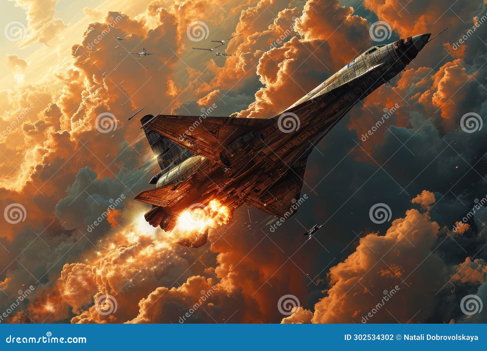 A Dynamic Scene Where Advanced Weaponry and Futuristic Projectiles ...