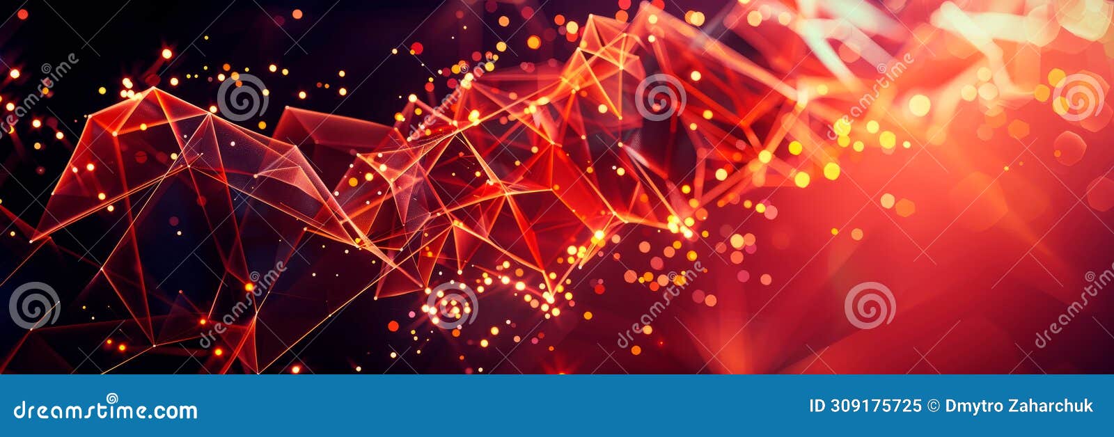 Dynamic Science Background with Abstract Geometric Shapes and Lines ...