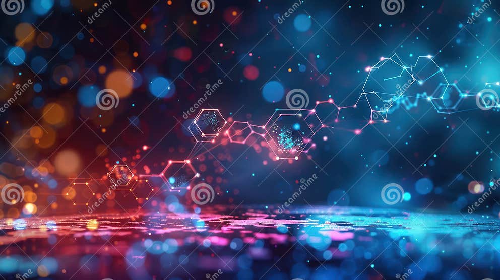 Dynamic Science Experiment Illustration with Innovative Technology and ...