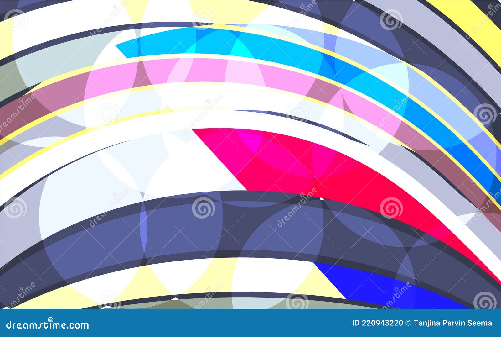 Dynamic Shape Colorful Wallpaper Stock Illustration - Illustration of ...