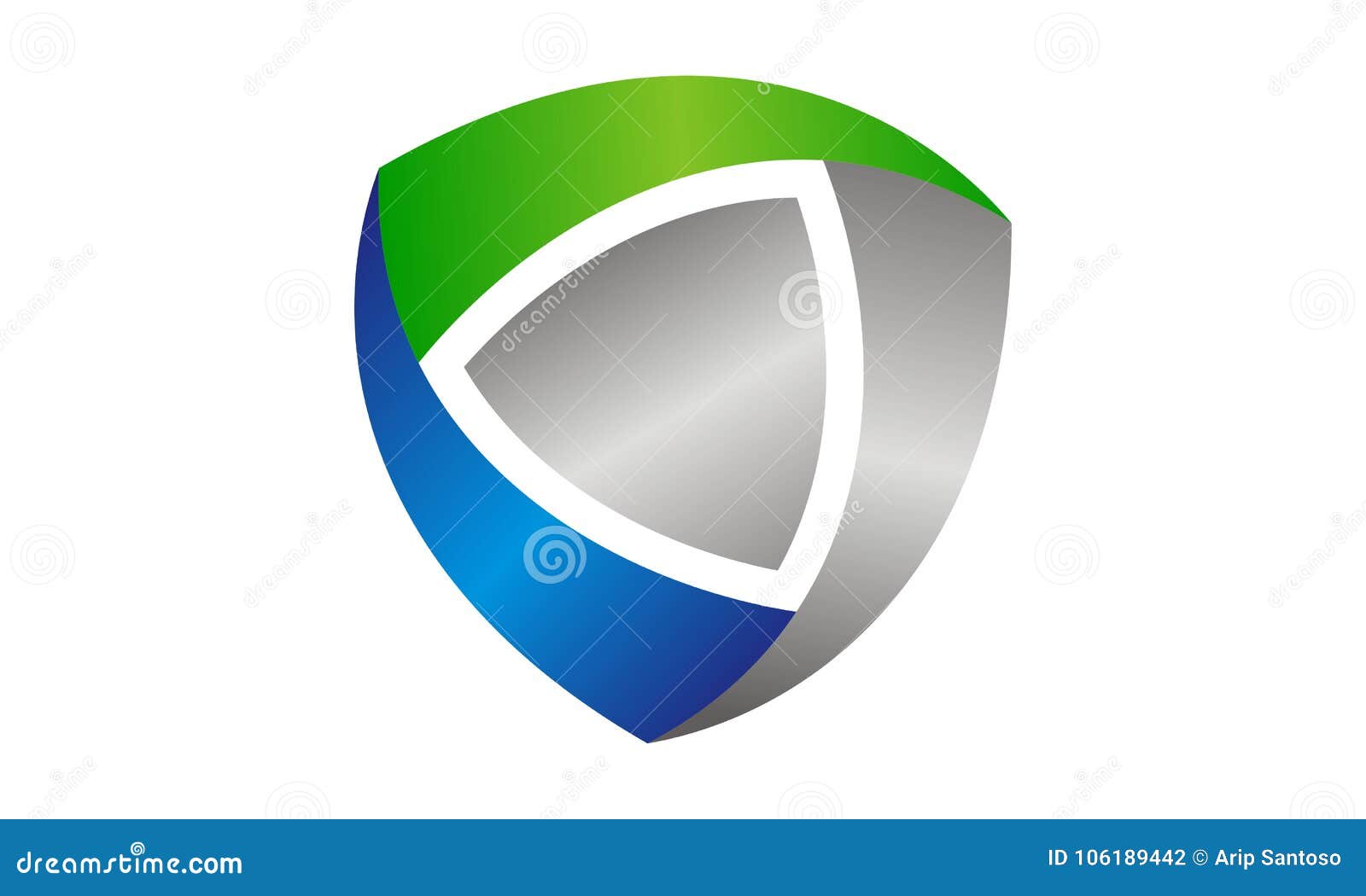 Dynamic Shield Logo Design Template Stock Vector - Illustration of ...