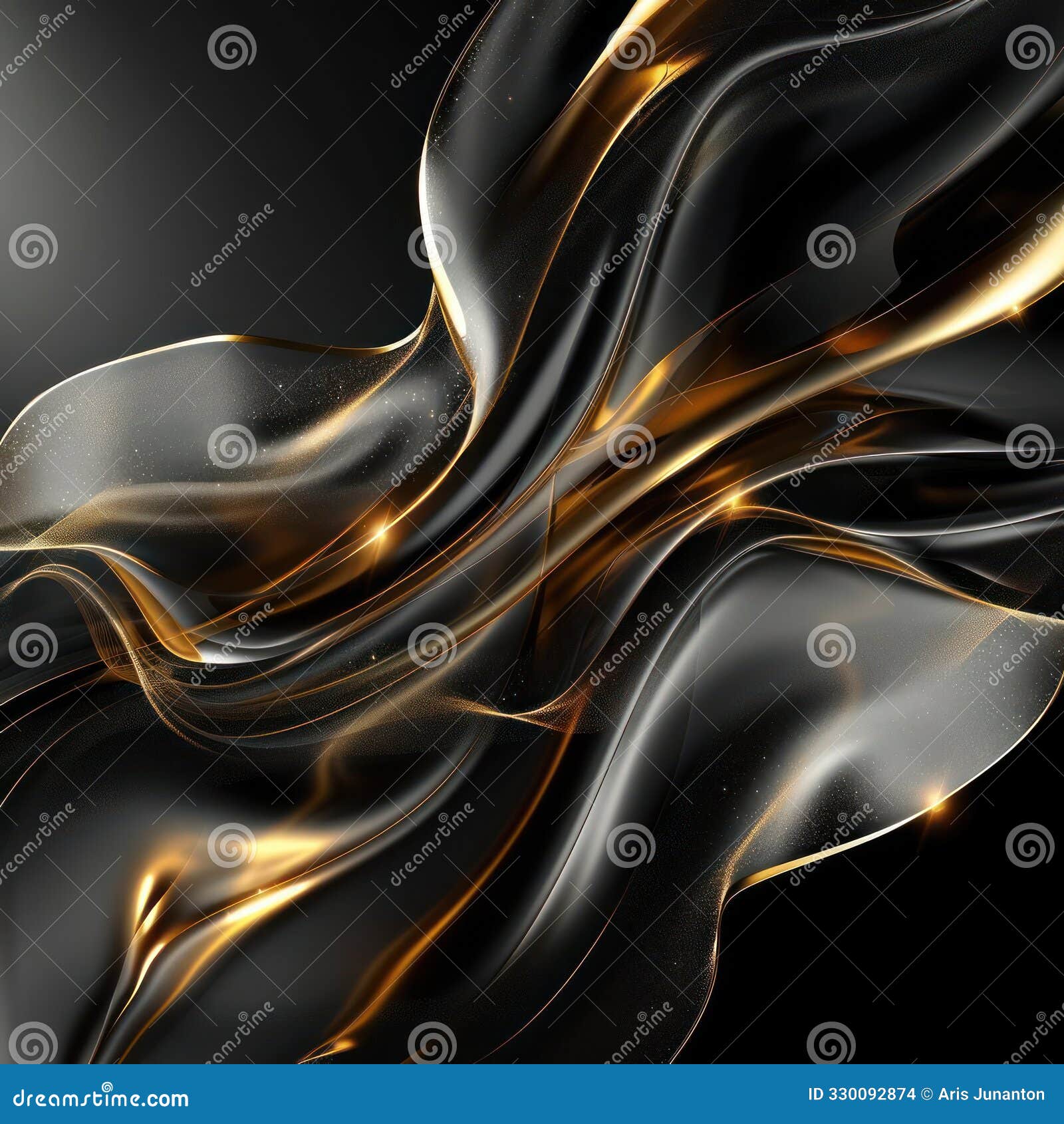 A Dynamic, Shiny, and Glittering Pattern Resembling Molten Liquid or ...