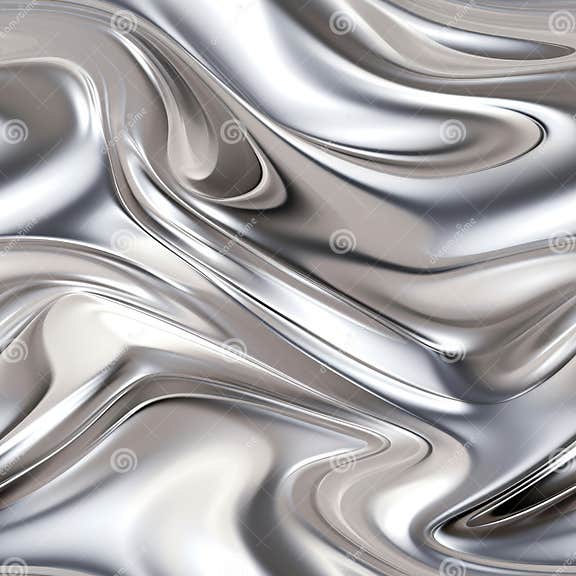This is an Abstract Silver Metallic Wave Texture that Beautifully ...