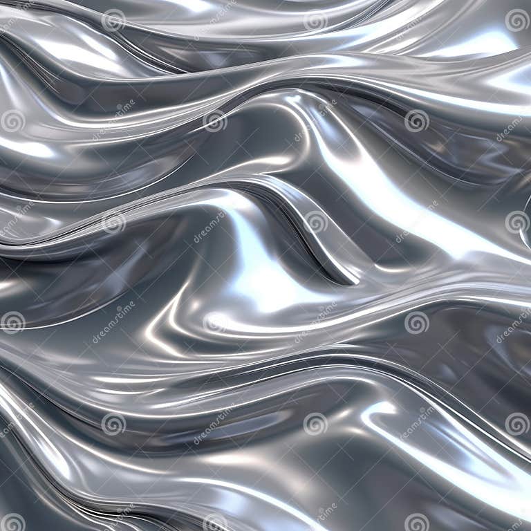 This is an Abstract Silver Metallic Wave Texture that Beautifully ...