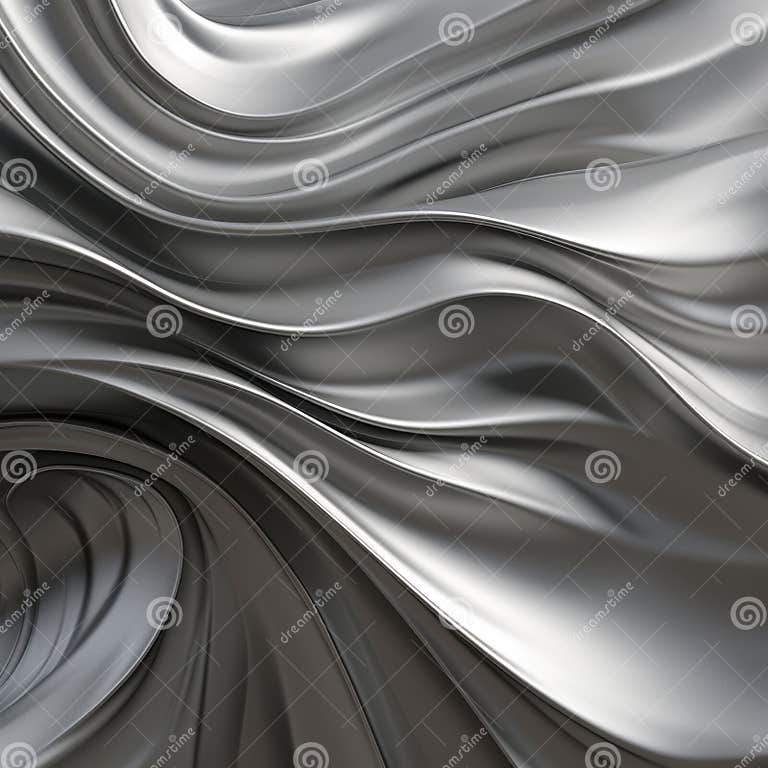 This is an Abstract Silver Metallic Wave Texture that Beautifully ...
