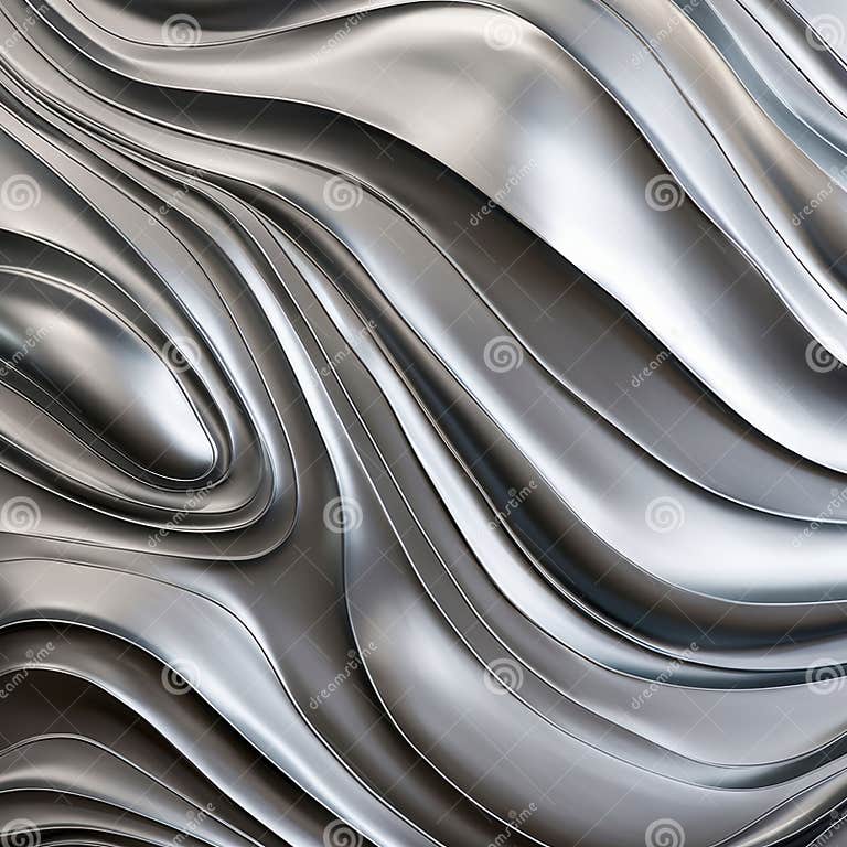 This is an Abstract Silver Metallic Wave Texture that Beautifully ...