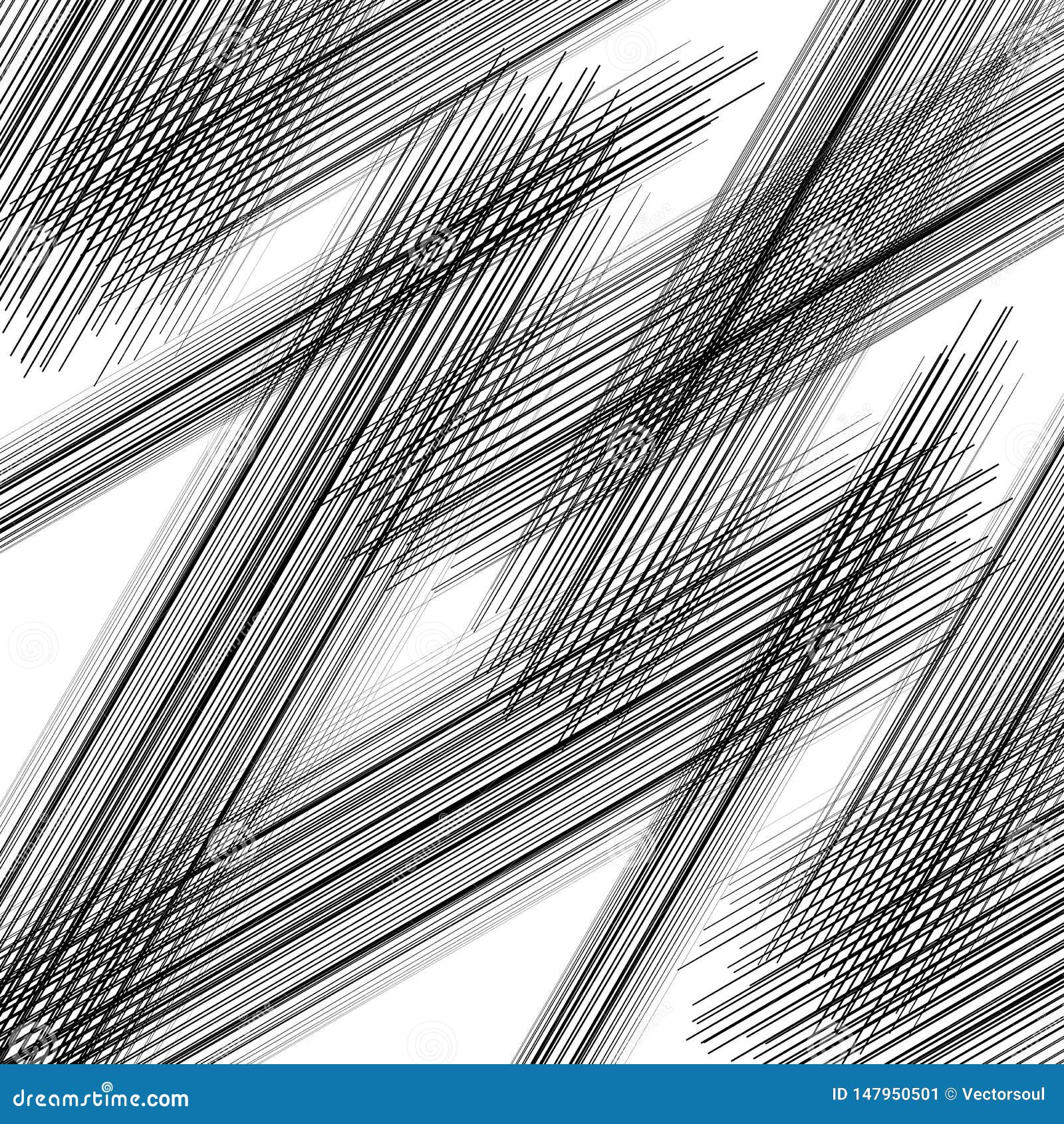 Dynamic Sketchy ,edgy Lines Abstract Pattern. Random, Scattered Lines ...