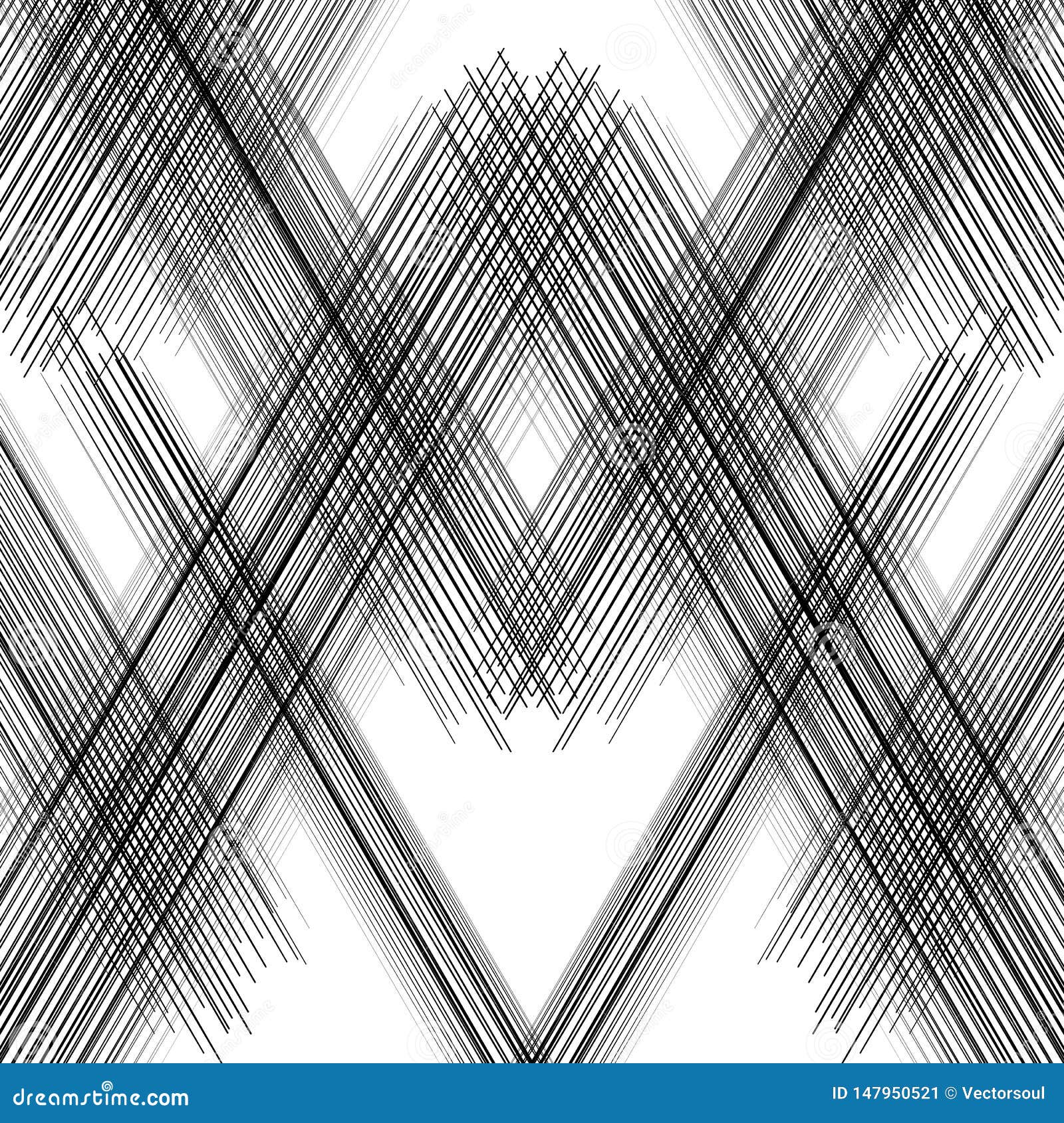 Dynamic Sketchy ,edgy Lines Abstract Pattern. Random, Scattered Lines ...