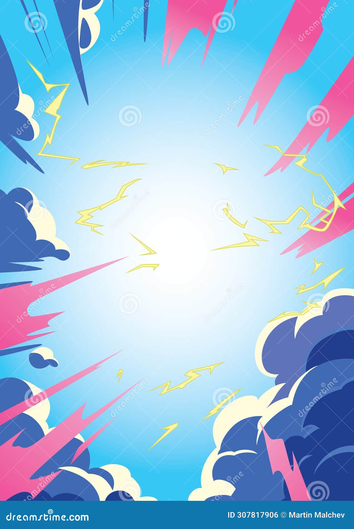 Dynamic Sky Background stock illustration. Illustration of dynamic ...