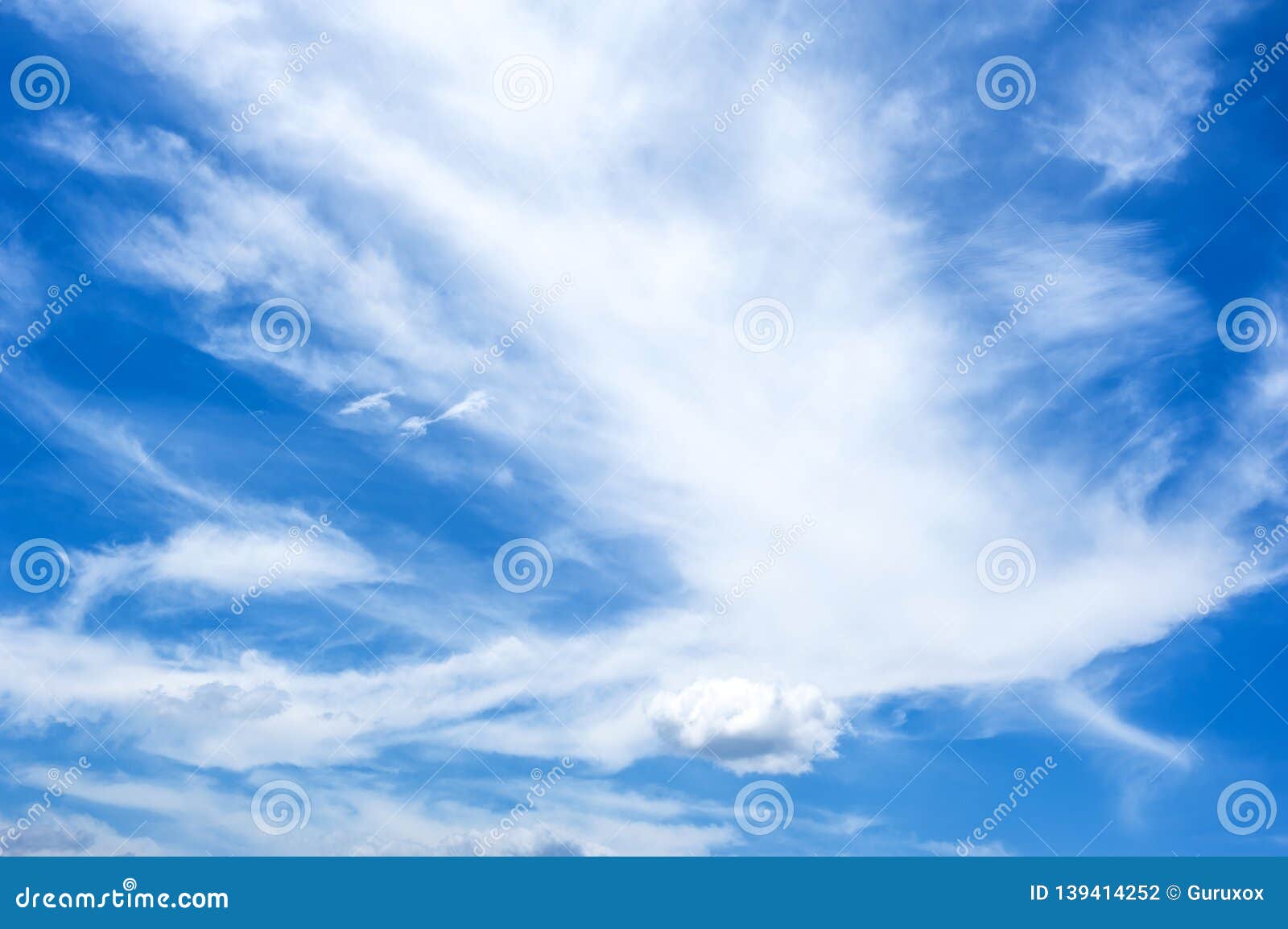 Dynamic Sky and Clouds with Copy Space. Abstract Wallpaper Stock Photo ...