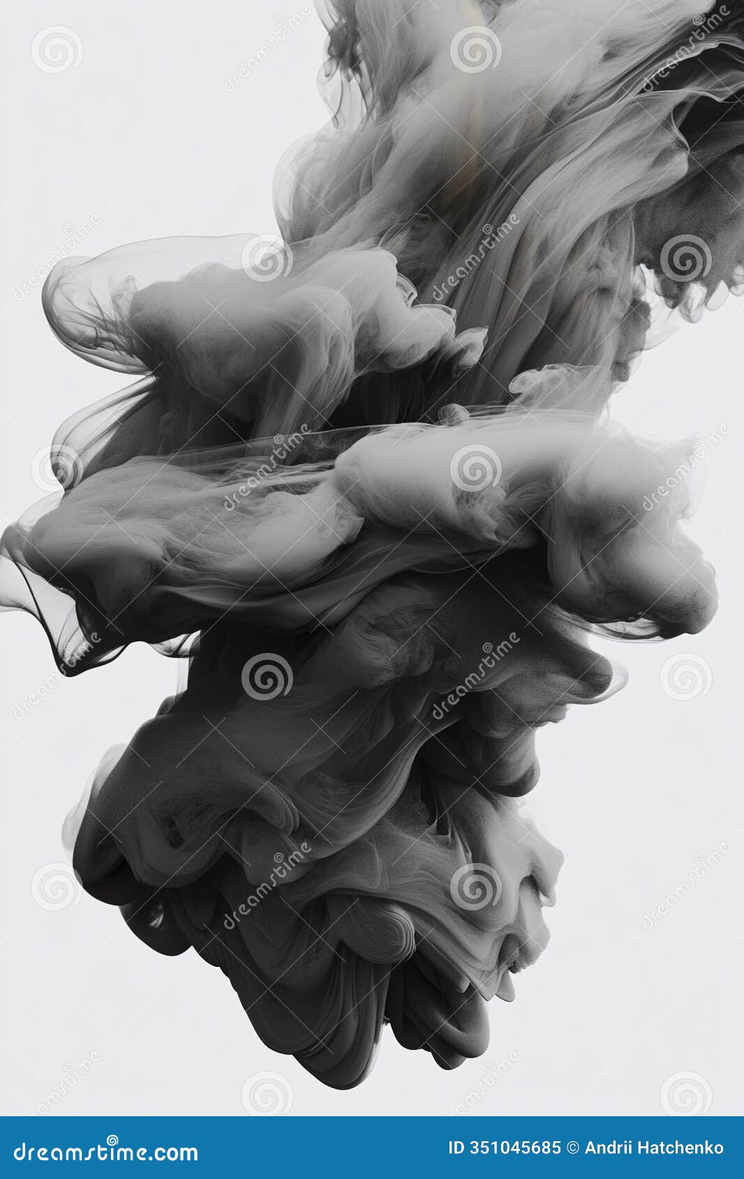 Dynamic Smoke Exploding Outwards With Dramatic Effect Stock Photography ...
