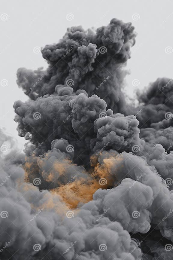 A Dynamic Smoke Effect in Dark Grays and Black for Dramatic Visuals ...