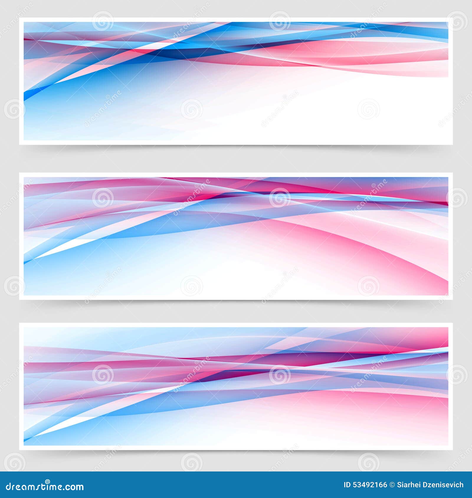 Dynamic Speed Line Web Bright Header Collection Stock Vector ...