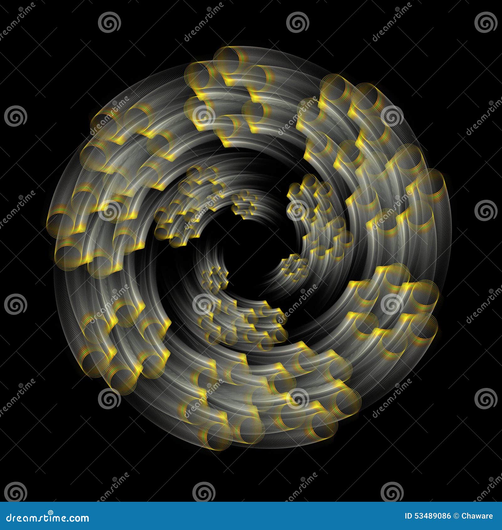 Dynamic spirals stock illustration. Illustration of backdrop - 53489086