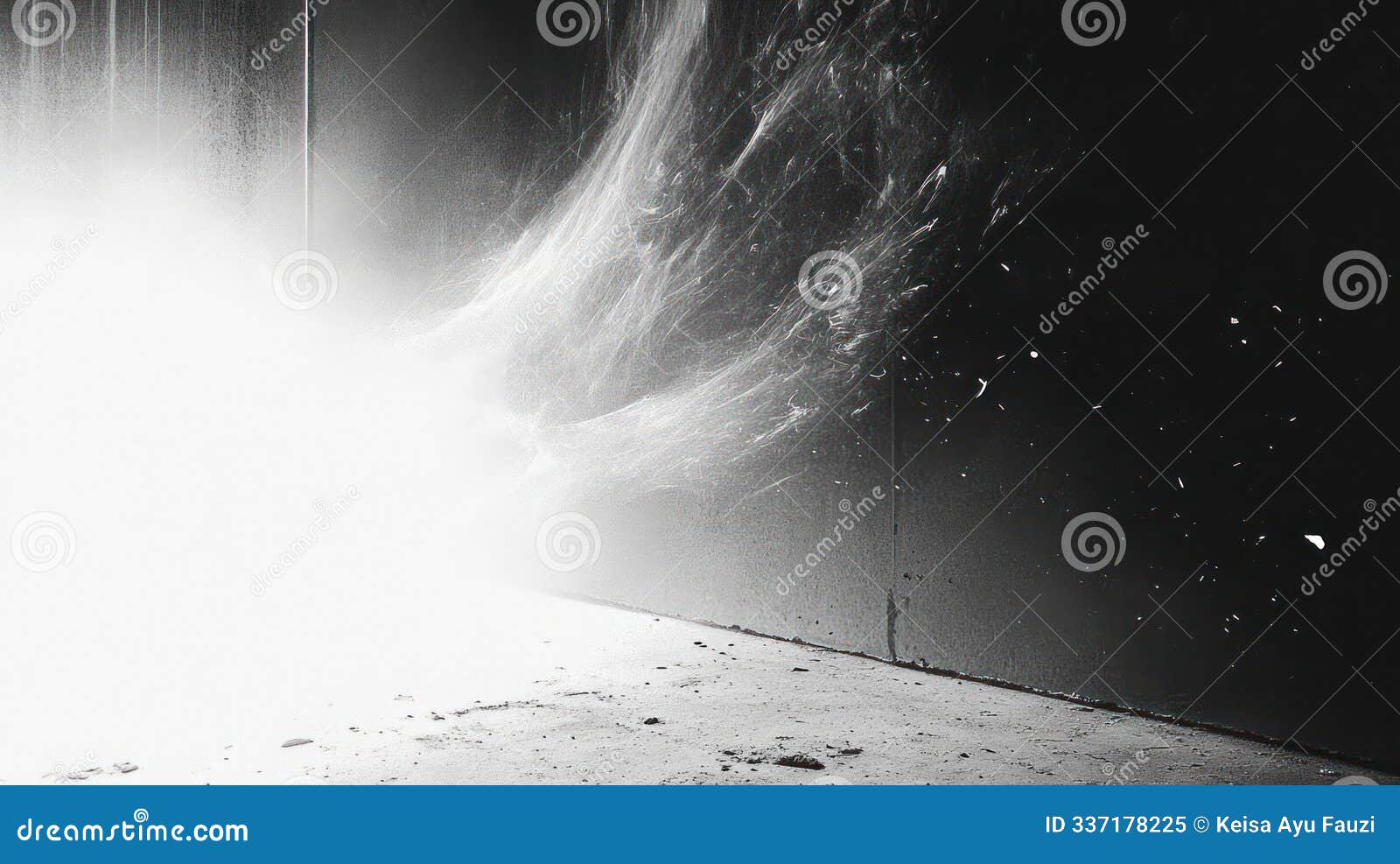 A Dynamic Splash of Light Against a Dark Surface, Capturing Movement ...