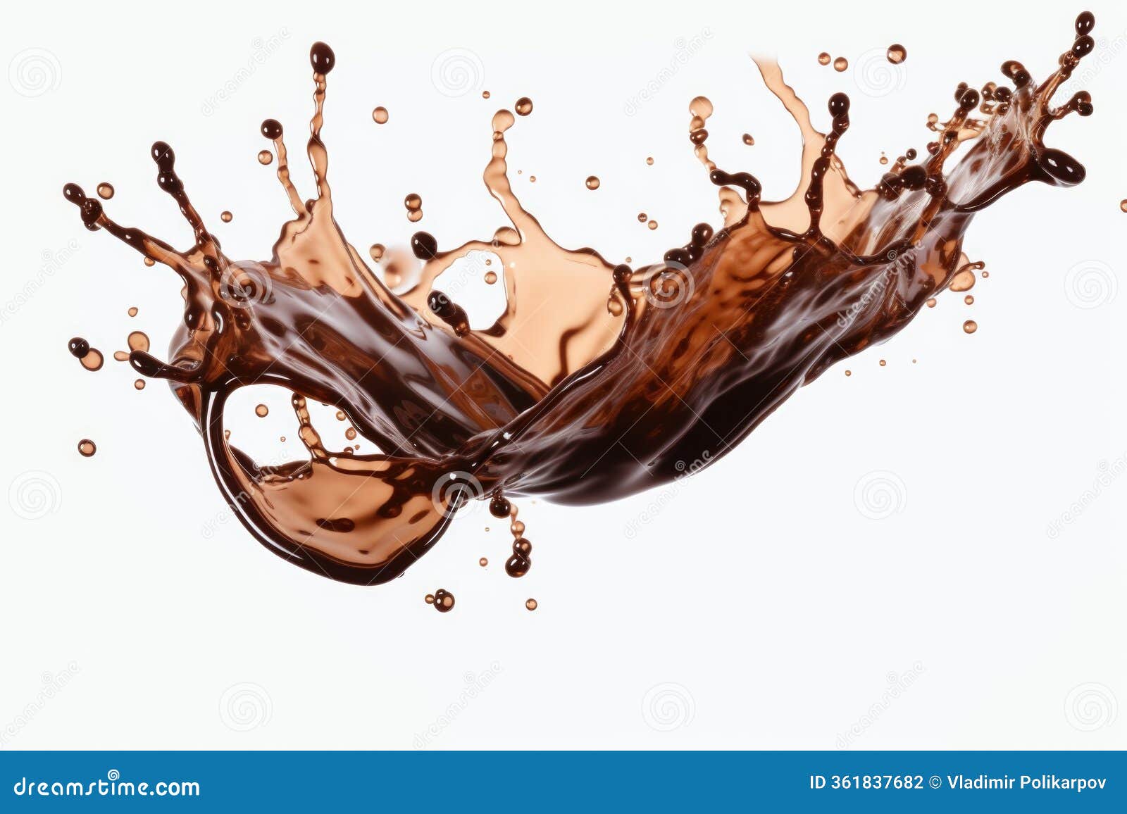A Dynamic Splash of Liquid on a Clean White Background. Perfect for ...
