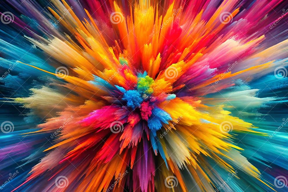 Dynamic Splashes of Bold Colors with Ultra-sharp Textures for an ...