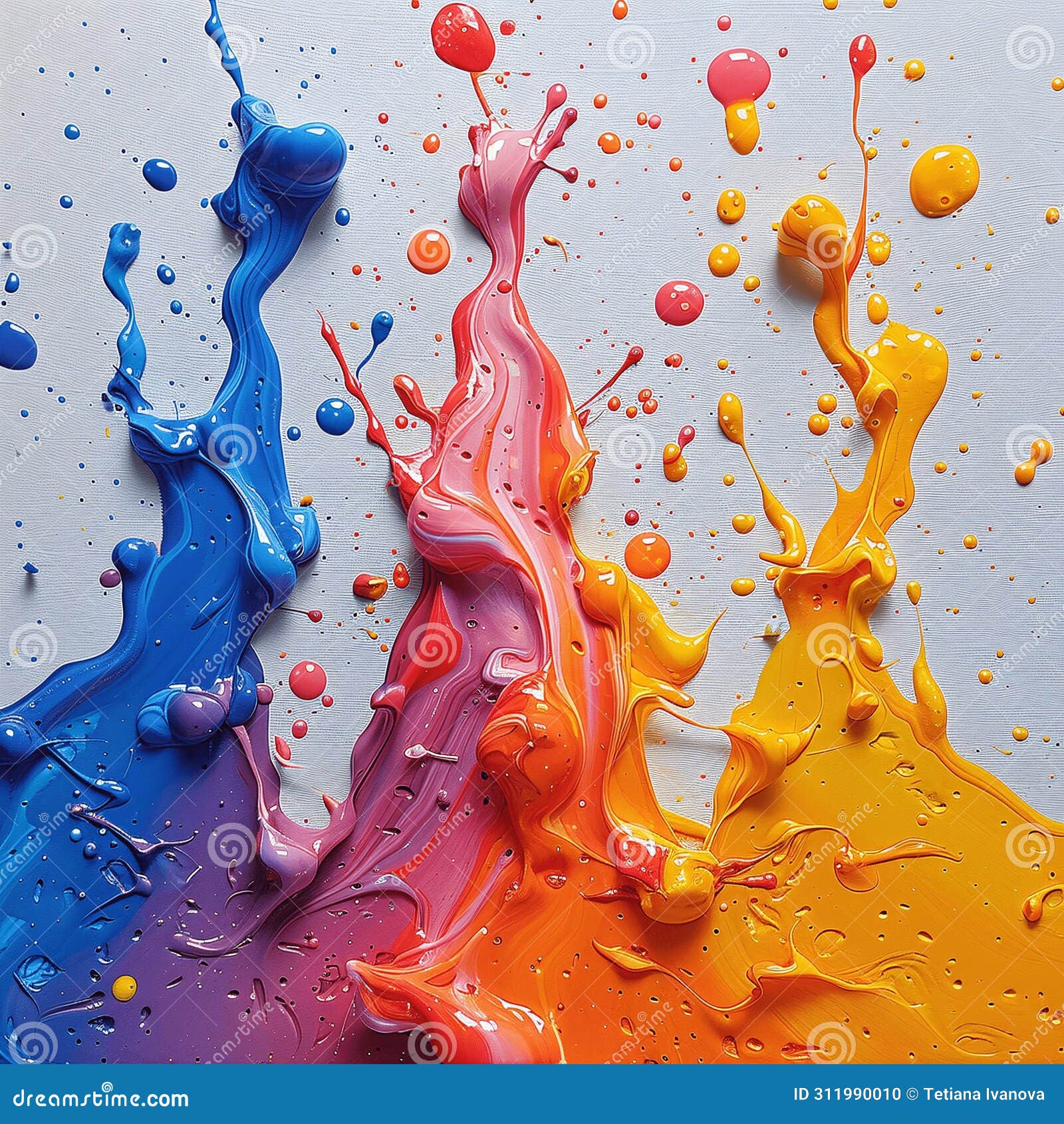 Dynamic Splatter Effect for Sophisticated Photo Settings. Stock ...