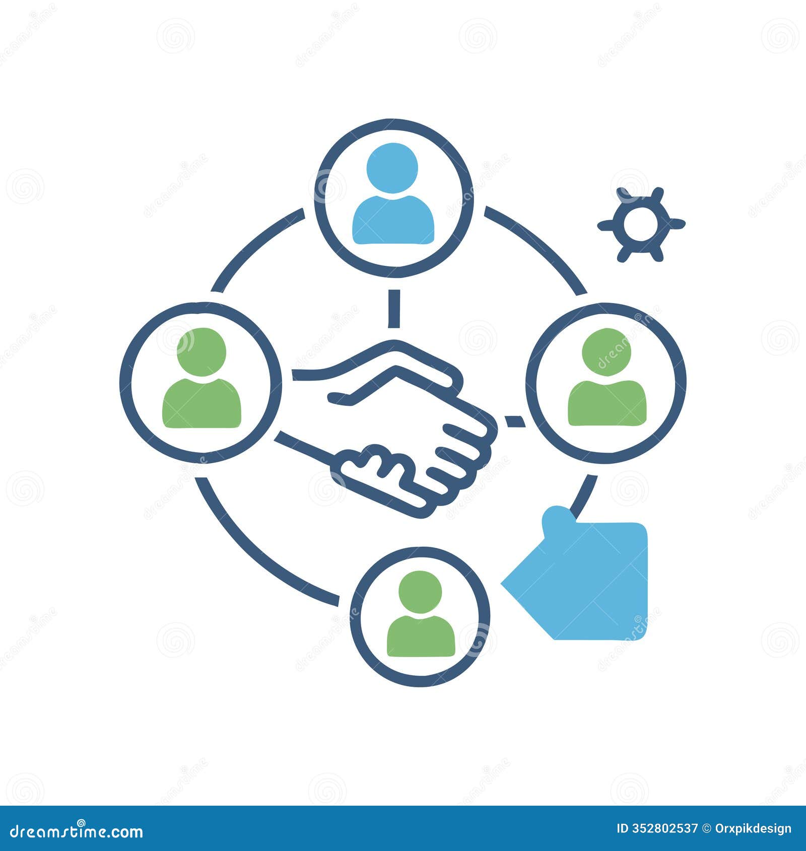 Dynamic Stakeholder Engagement Strategy Icons Stock Vector ...