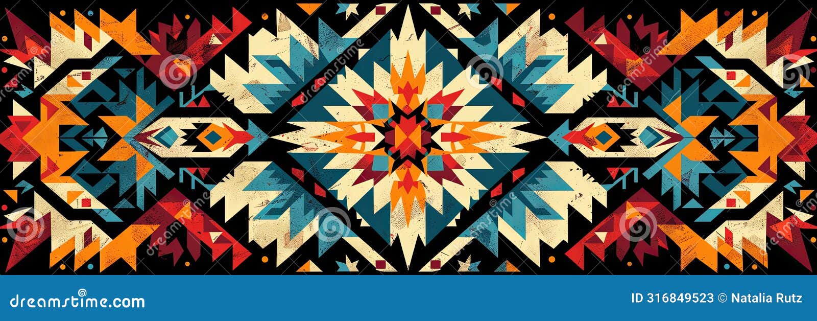 Dynamic Sticker Design Showcasing a Traditional Native American Sioux ...